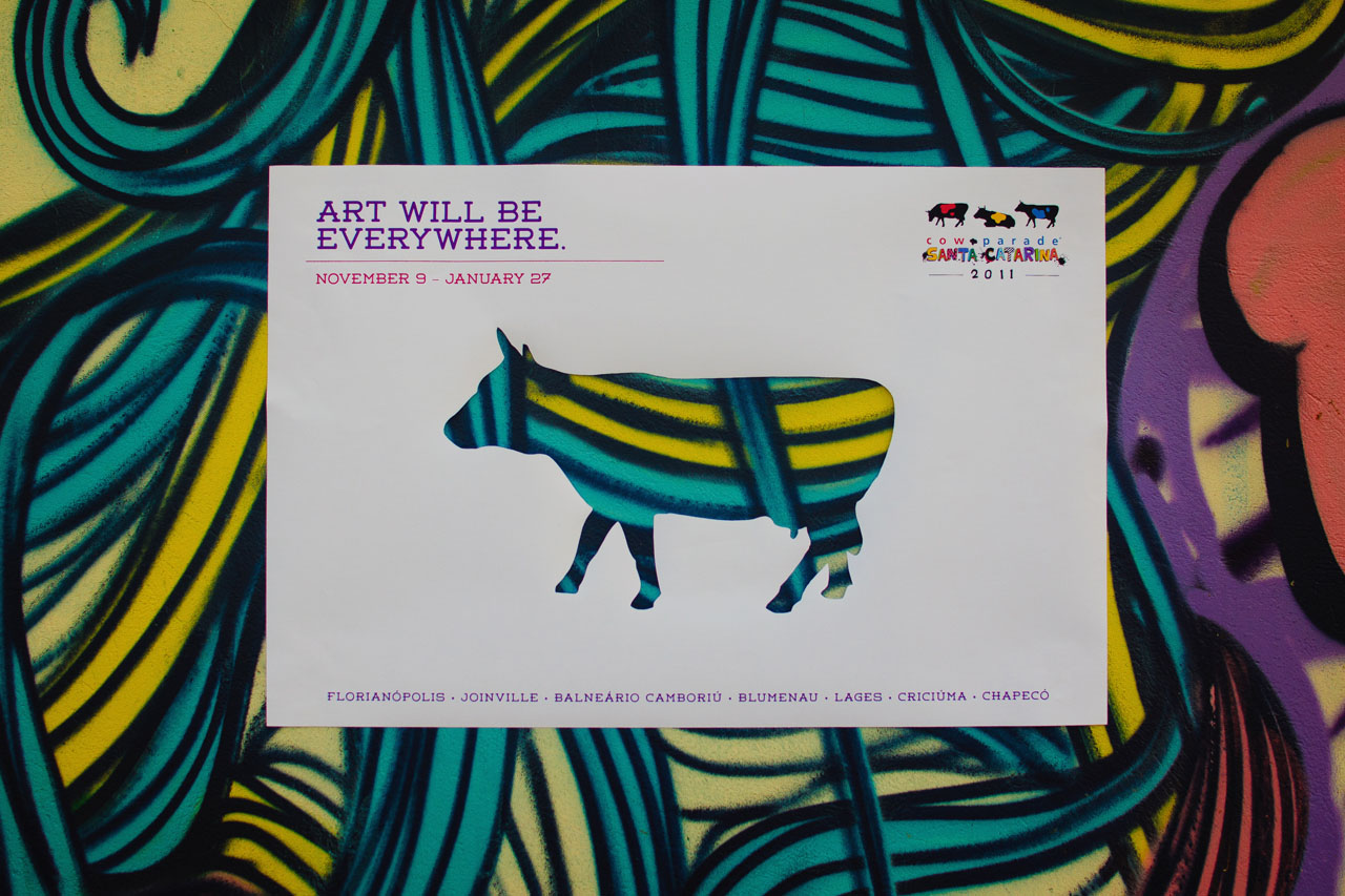 Cow Parade en ambient – Paperplane